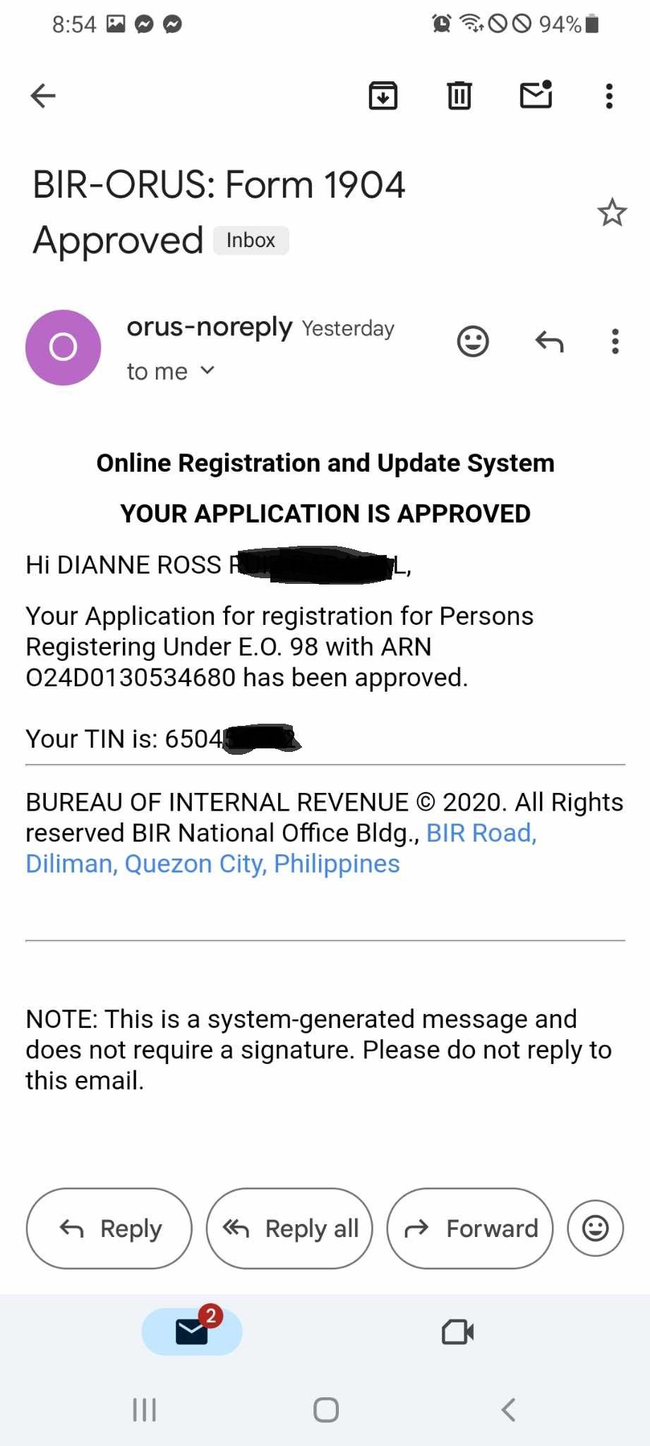 BIR TIN (TAX IDENTIFICATION NUMBER) APPLICATION & DIGITAL ID by ...