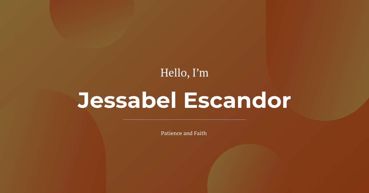 Jessabel Escandor