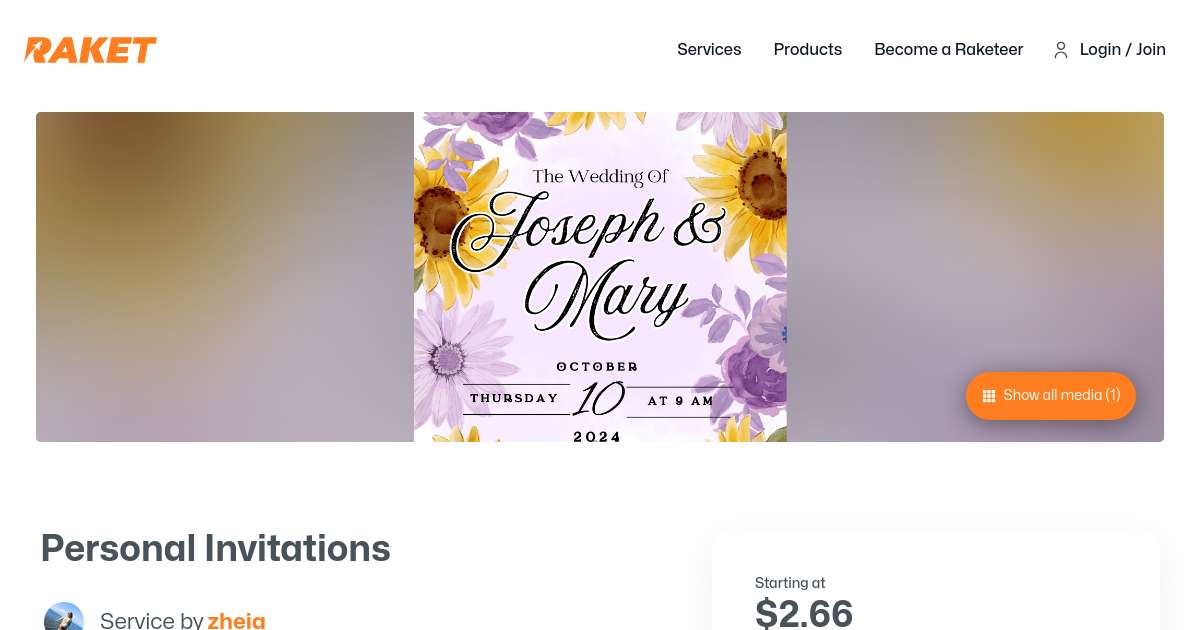 Personal Invitations by zheia - Raket.PH