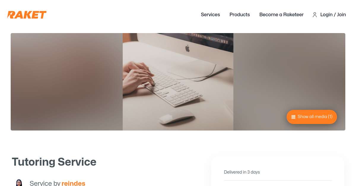 Tutoring Service by reindes - Raket.PH