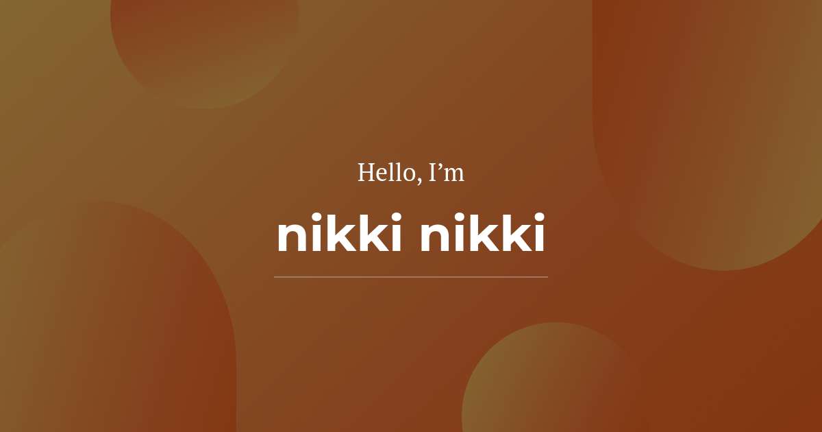 nj nikki