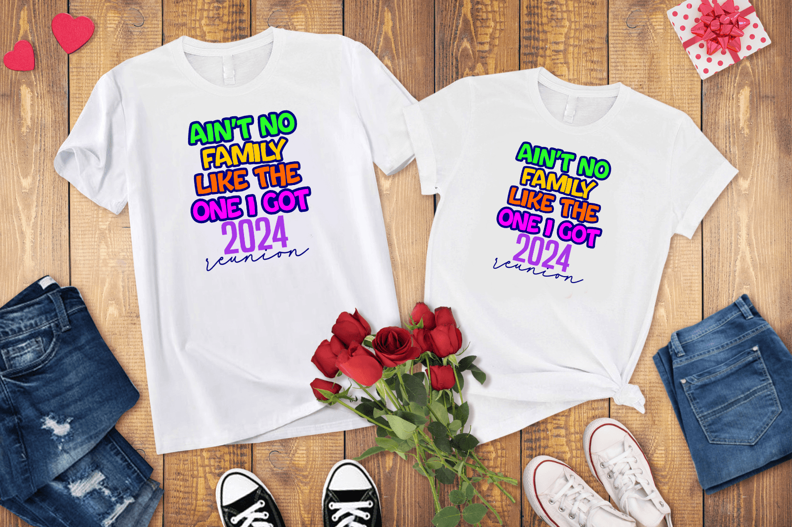 Shirt design for family store