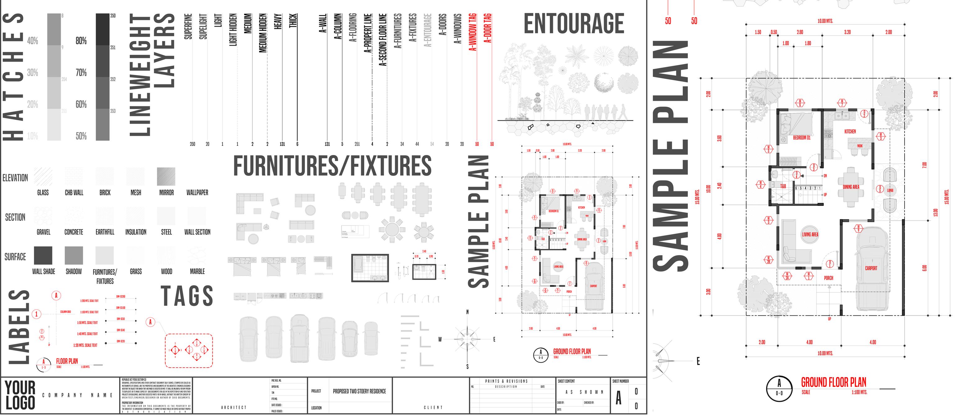 Drawing Symbols 1 Autocad Blocks Construction Documents And Templates