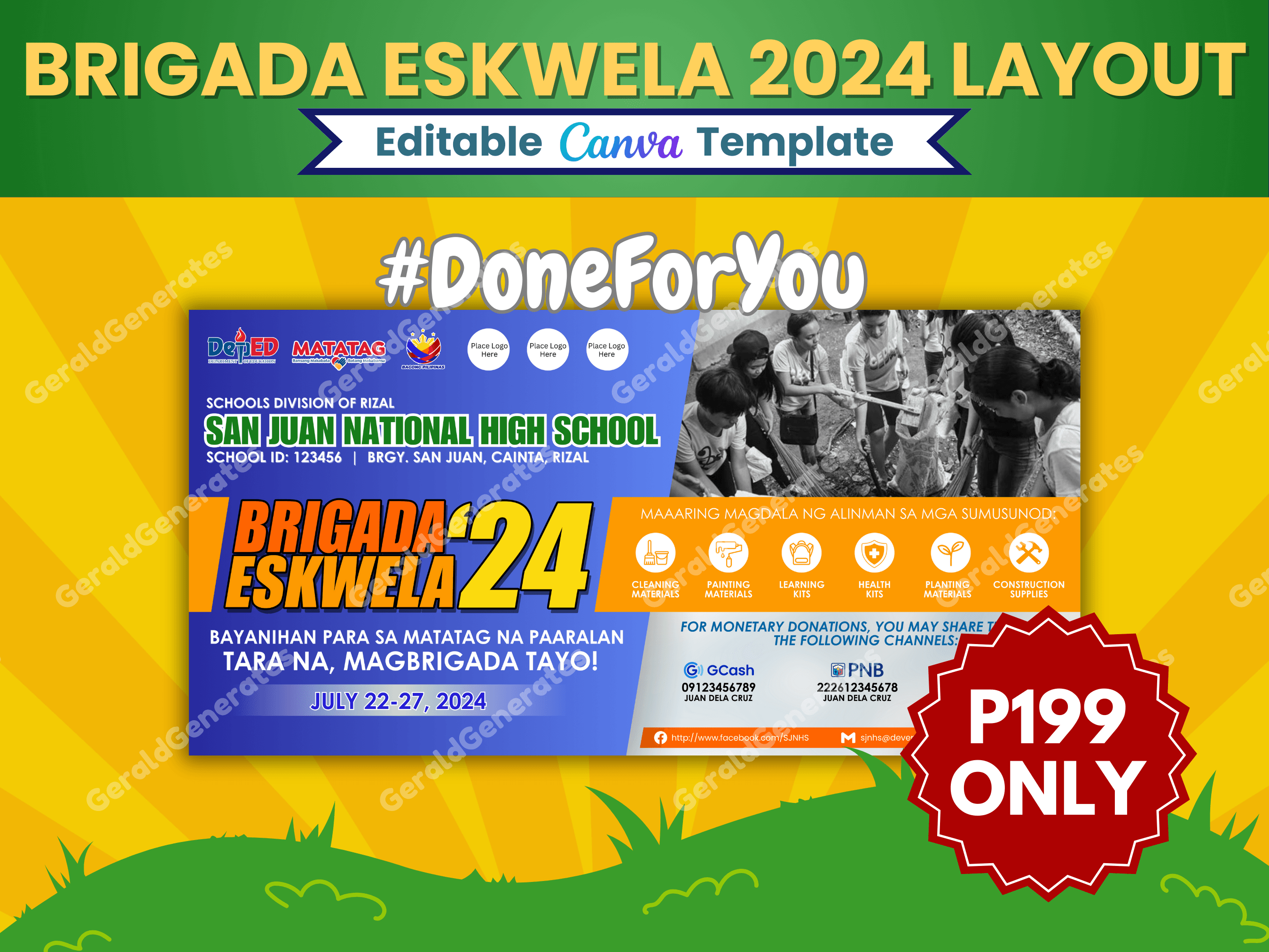 Brigada Eskwela Logo Brigada Eskwela | Geanhs Imus