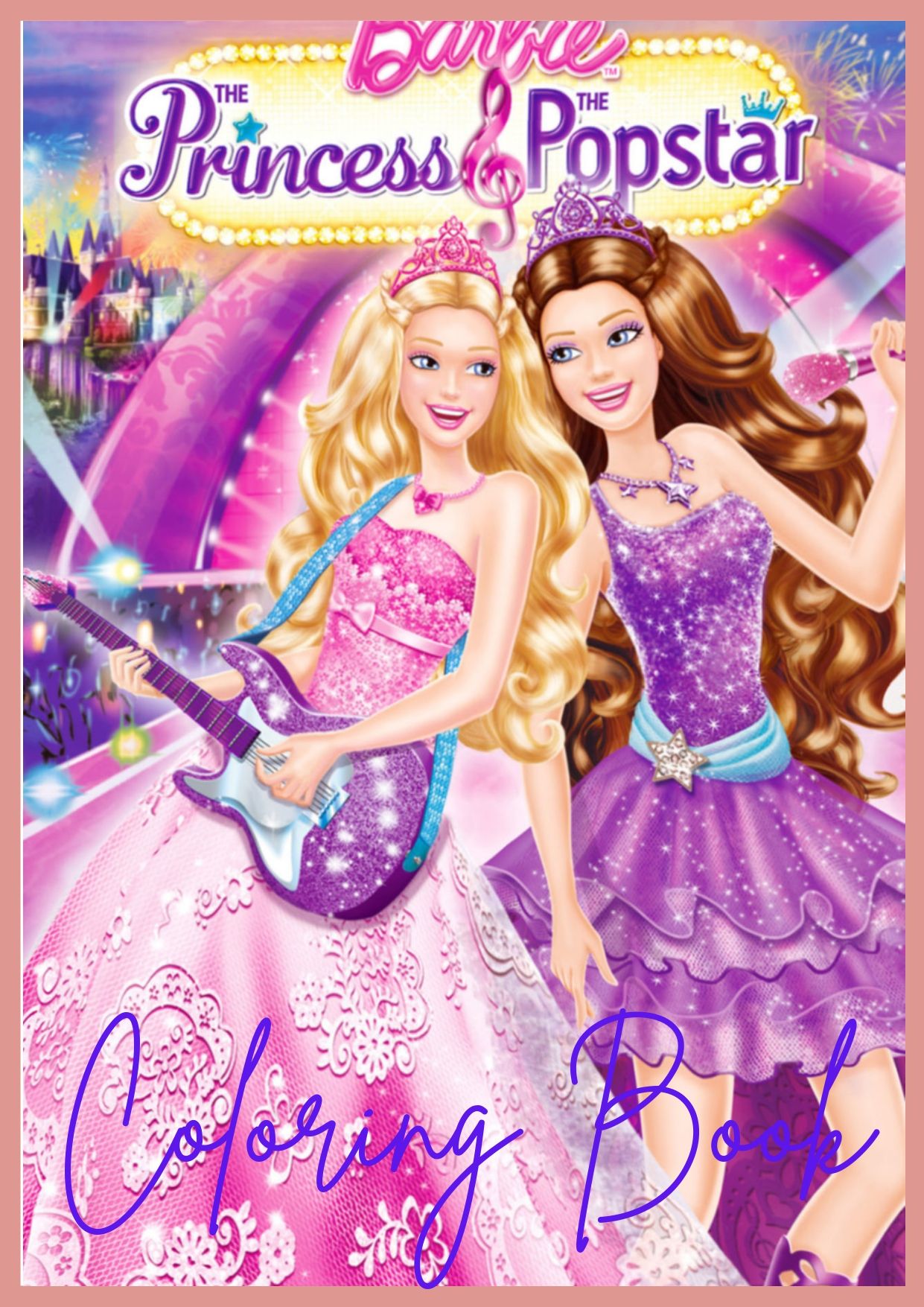barbie and the popstar coloring pages