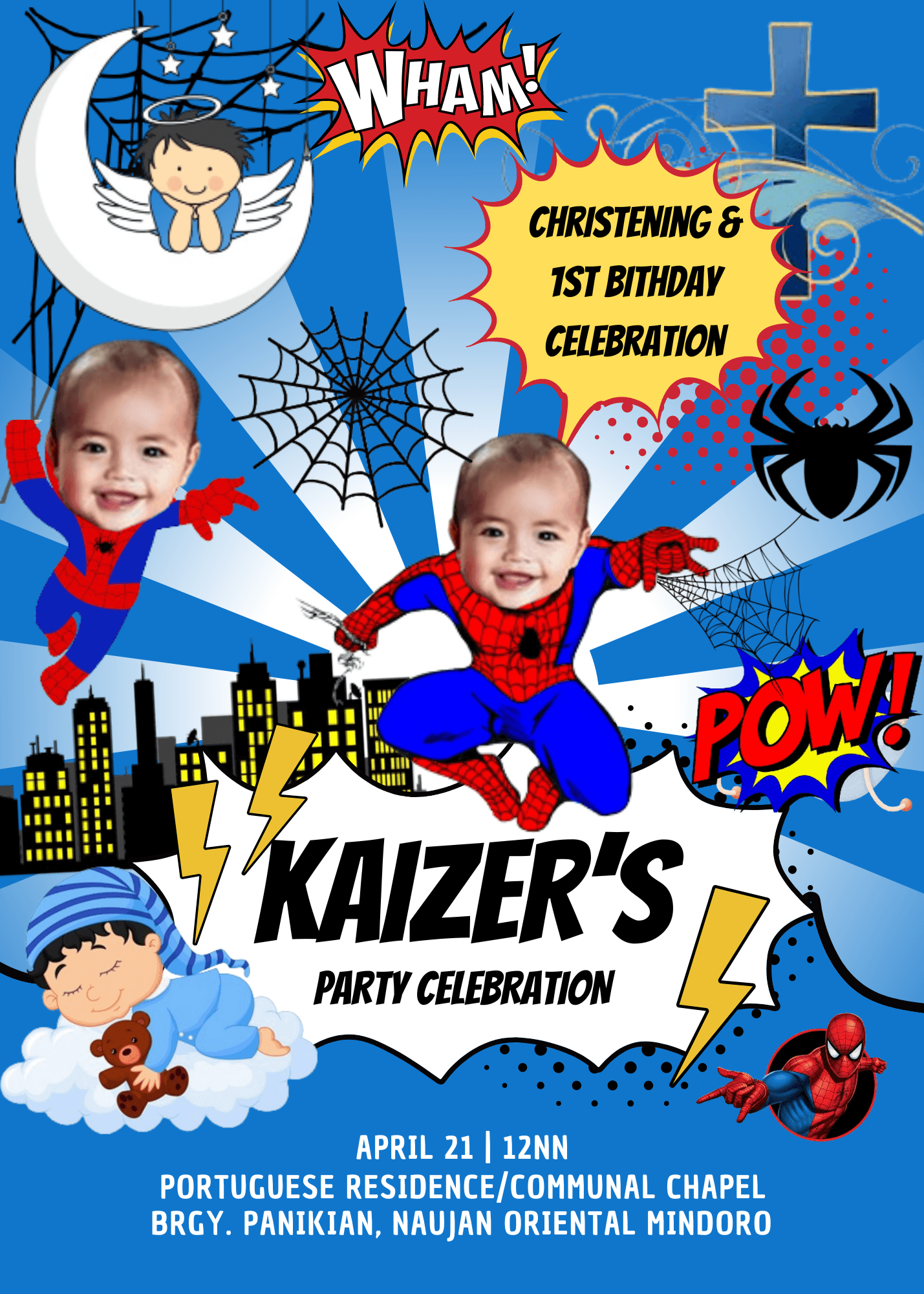 Spiderman Background For Birthday Invitation - Infoupdate.org