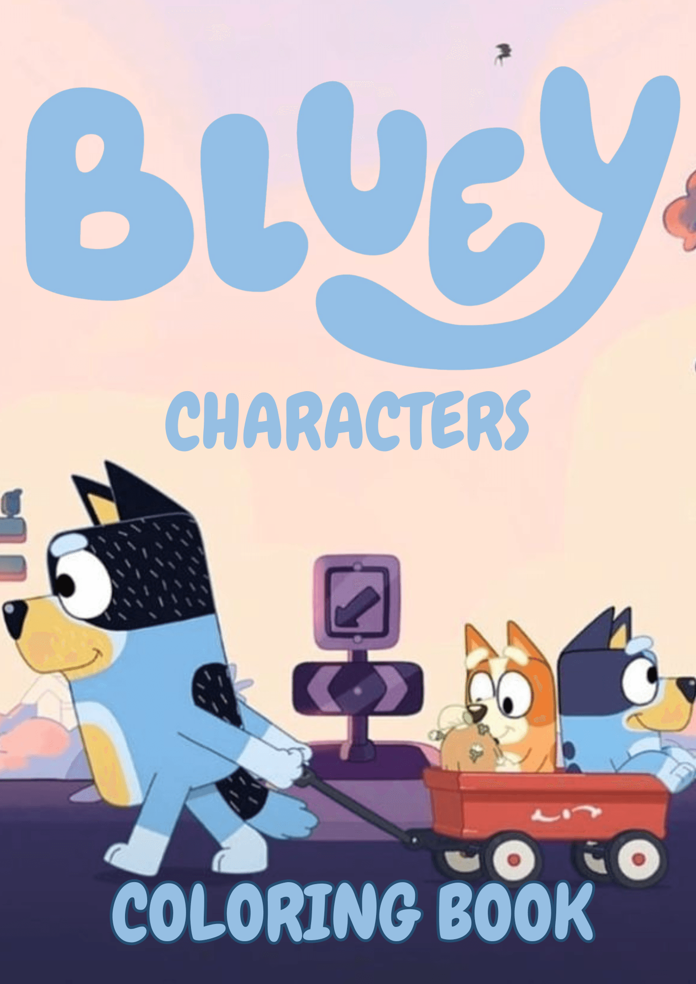 An artist has revealed what Bluey and her family would look like as ...