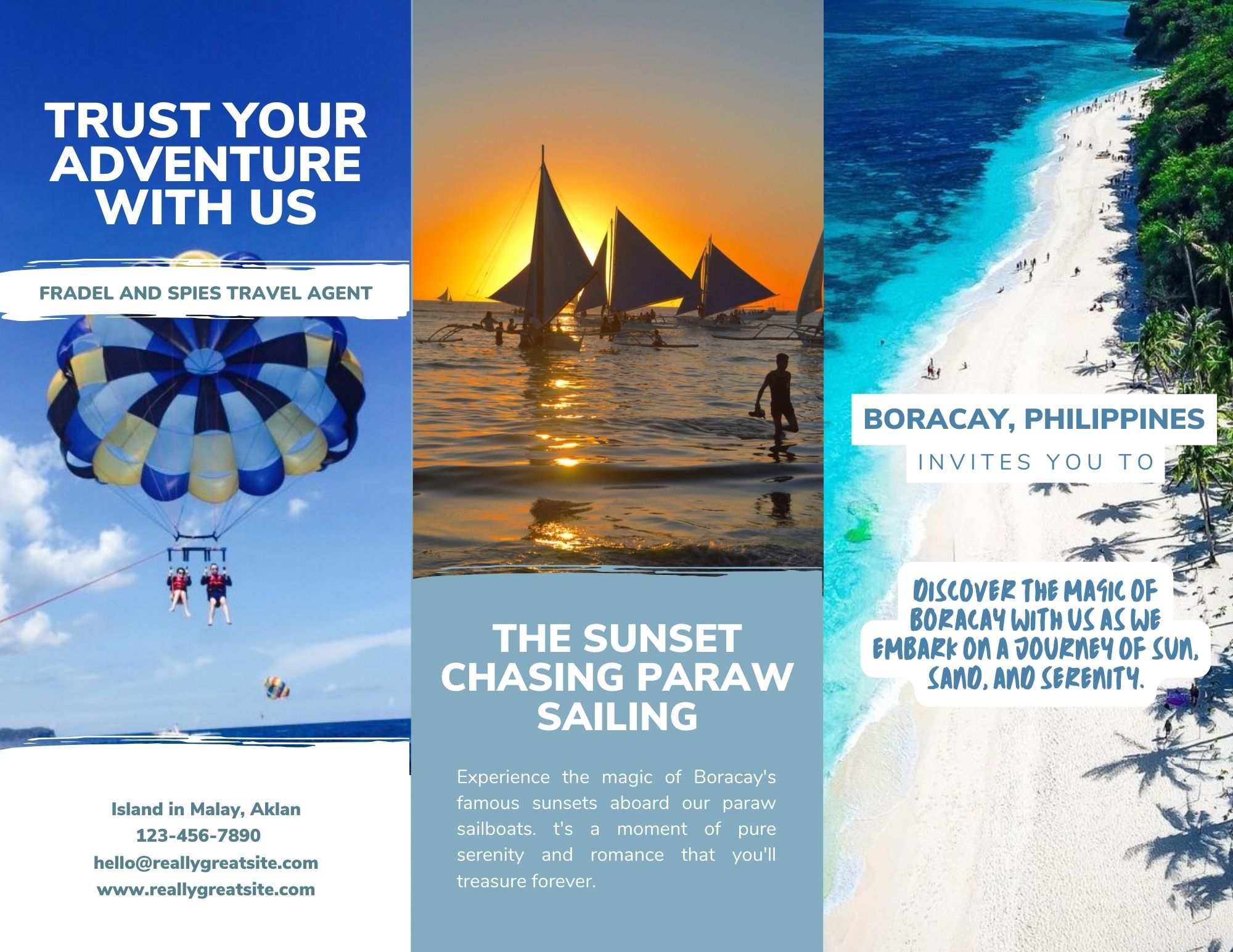 Travel Brochure Examples For Students Philippines - Infoupdate.org