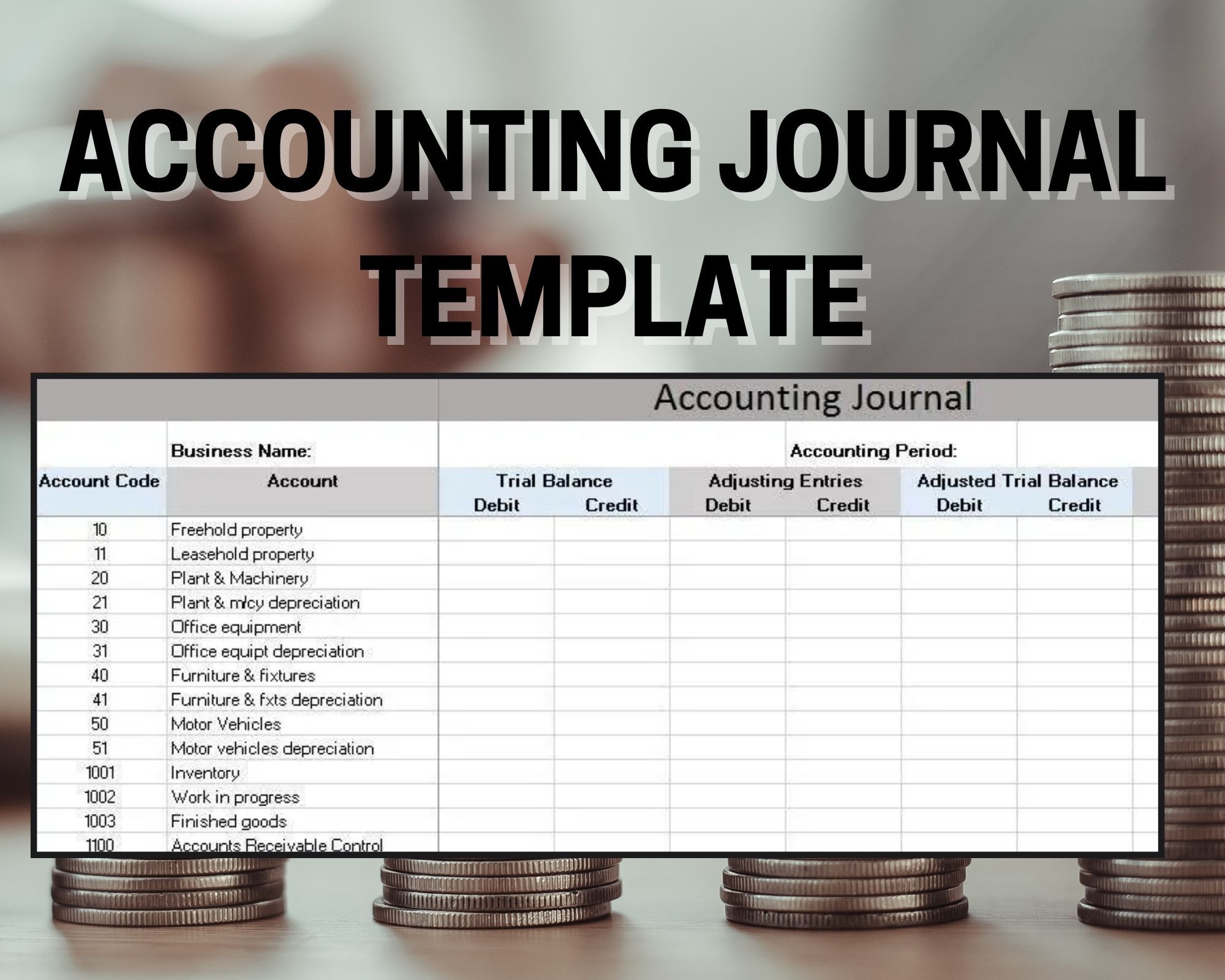 Accounting Journal Template