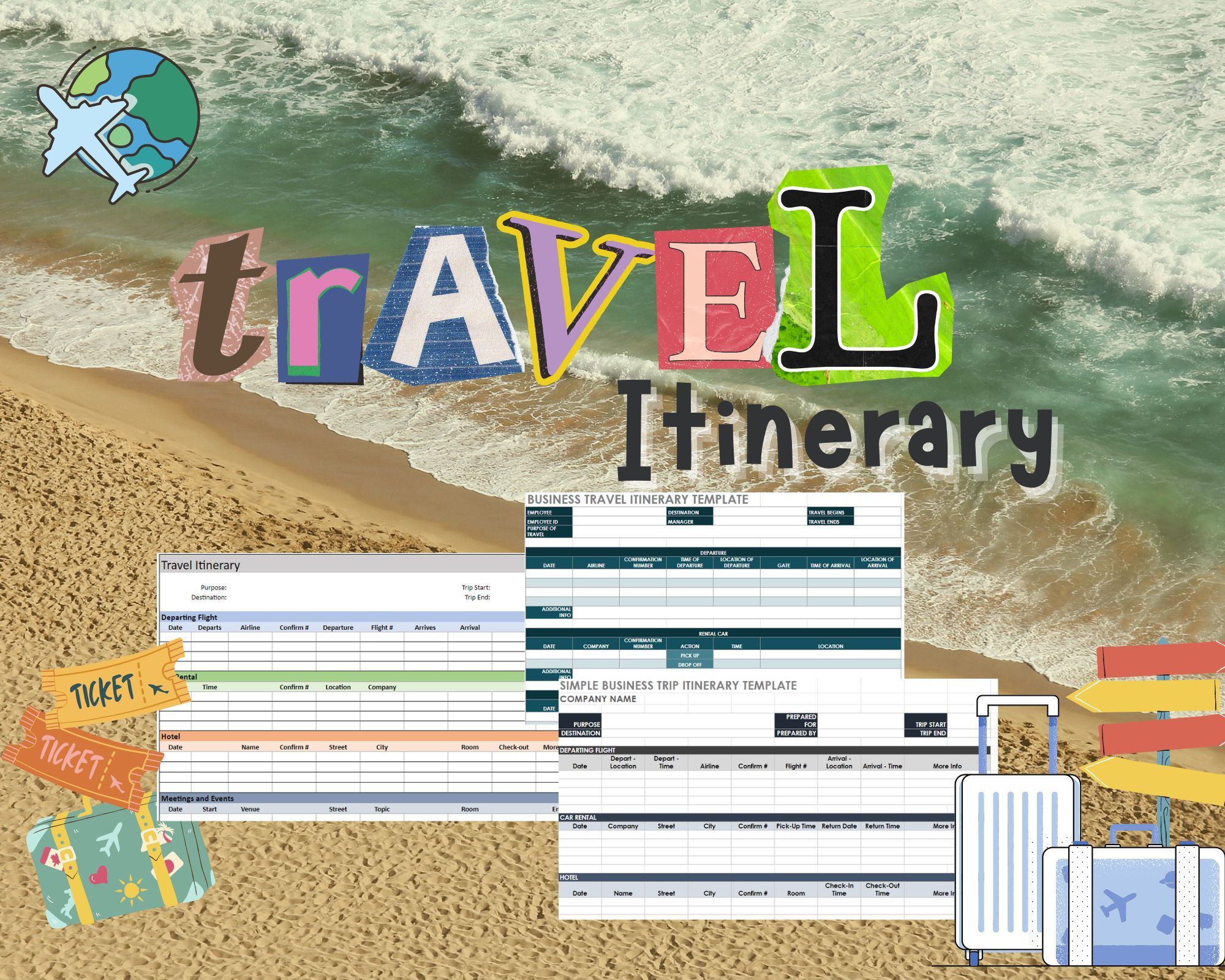 Travel Itinerary Template Excel Deped Philippines Calendar 2018 ...