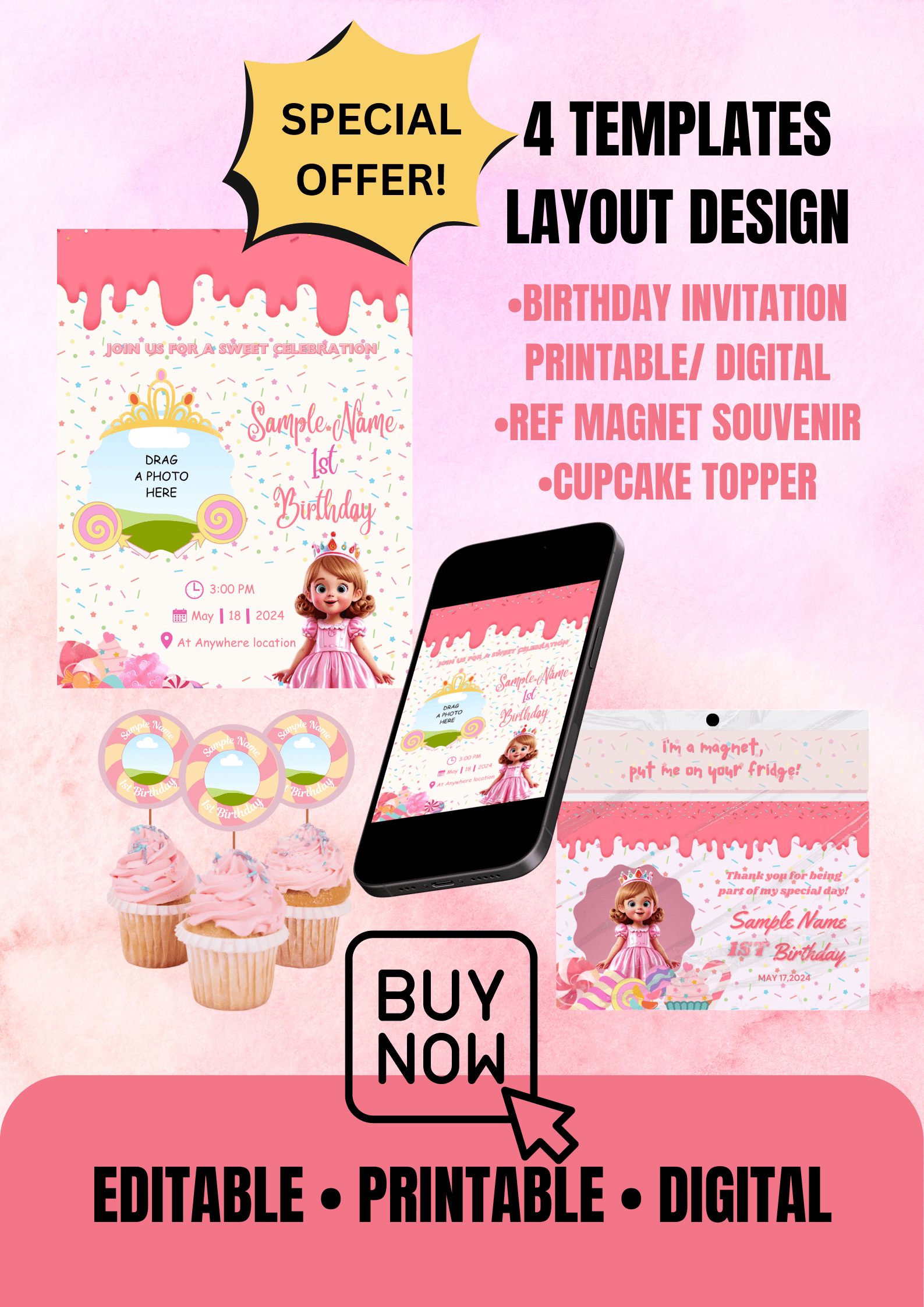 Candyland Sign Template Printable