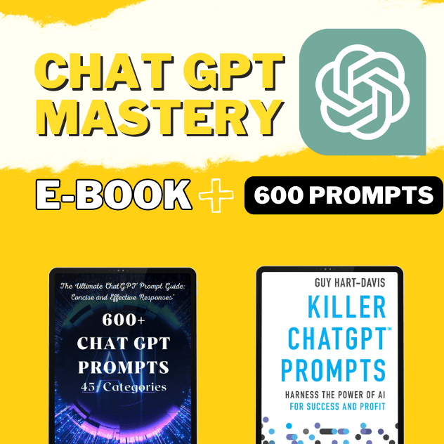 Chat GPT 1000 Prompt Guide, Prompt Engineering Chatgpt Cheat Book, Chat Gpt Guide Book ...