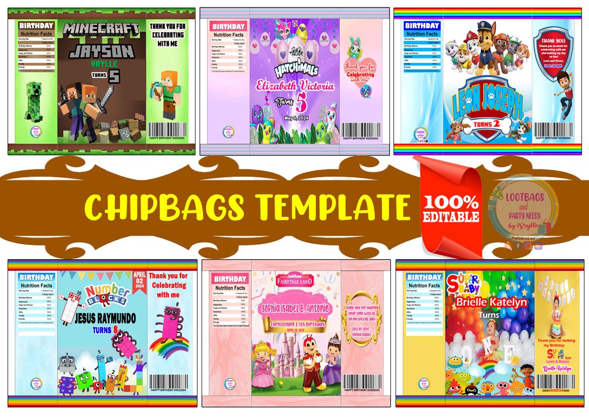 Bag Of Chips Invitations Templates 595967 Beauty And The Beast, Belle,