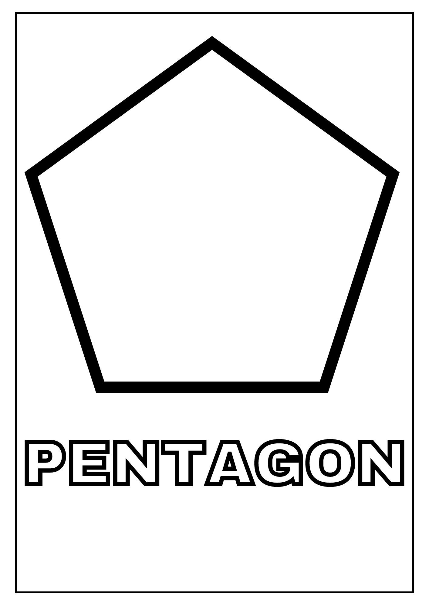 Pentagon Coloring Page Pentagon Leaves Photos, Images & Pictures