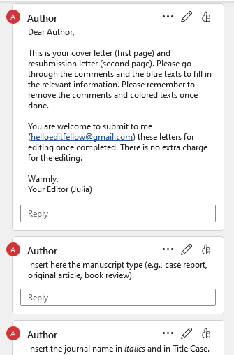 Cover Letter For Manuscript Submission Templates And Resources For