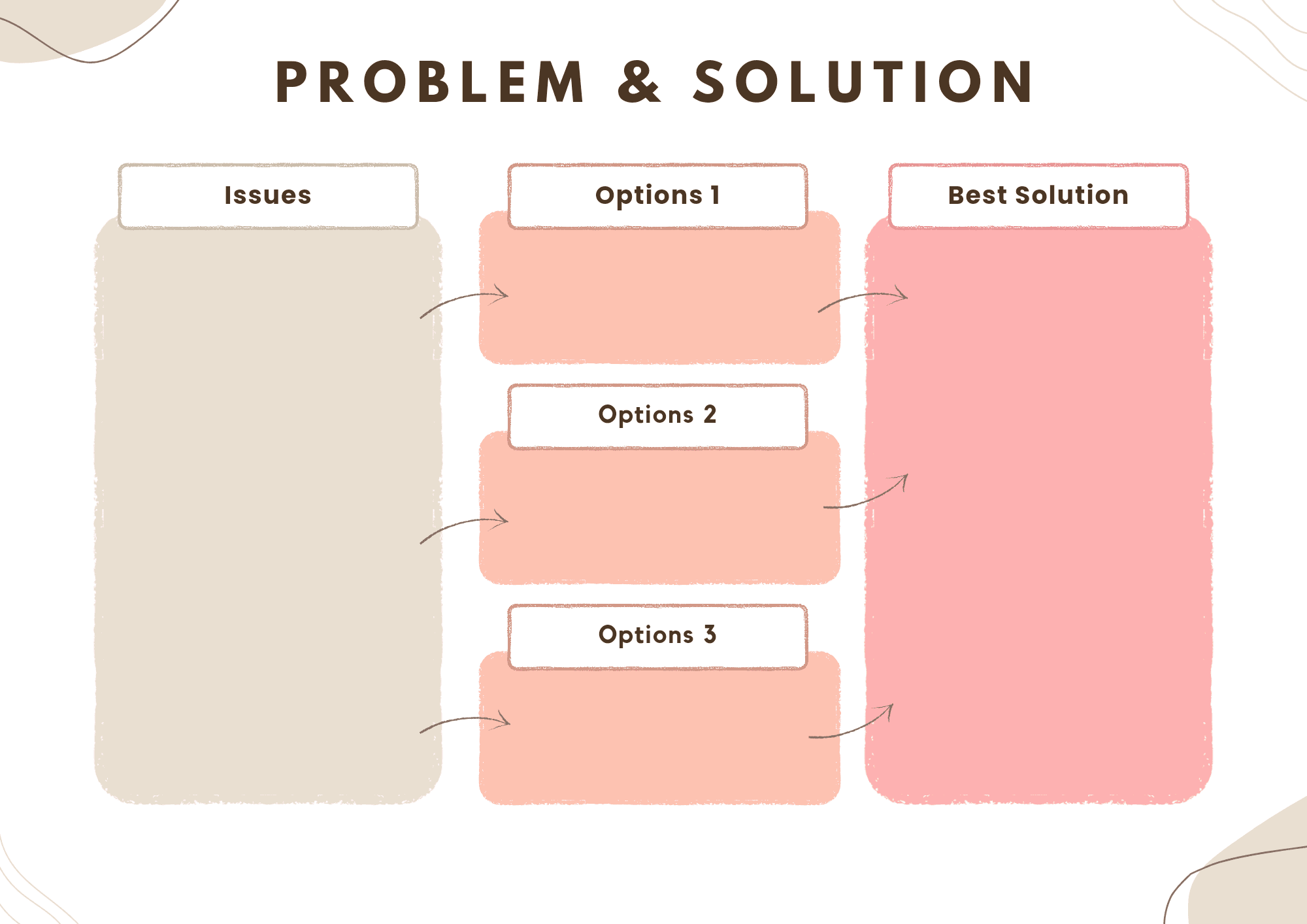 Problem And Solution Graphic Organizer Problem Solving Graphic