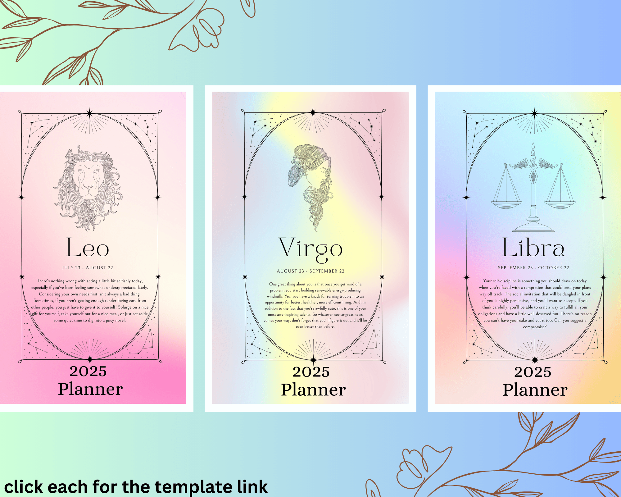Zodiac sign planner 60 photos - Astrologytoyou.com