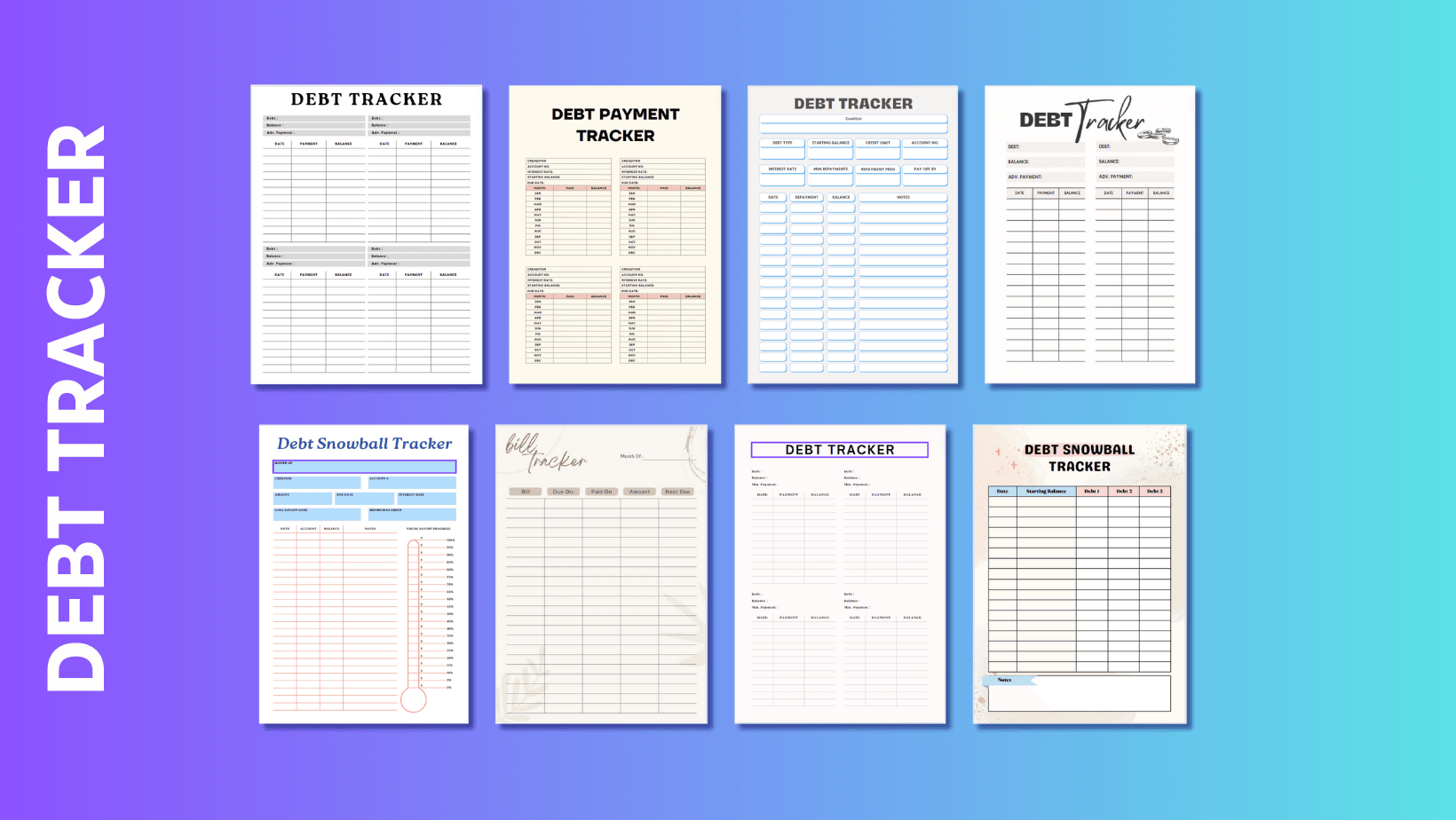 Debt Spreadsheet Template Free