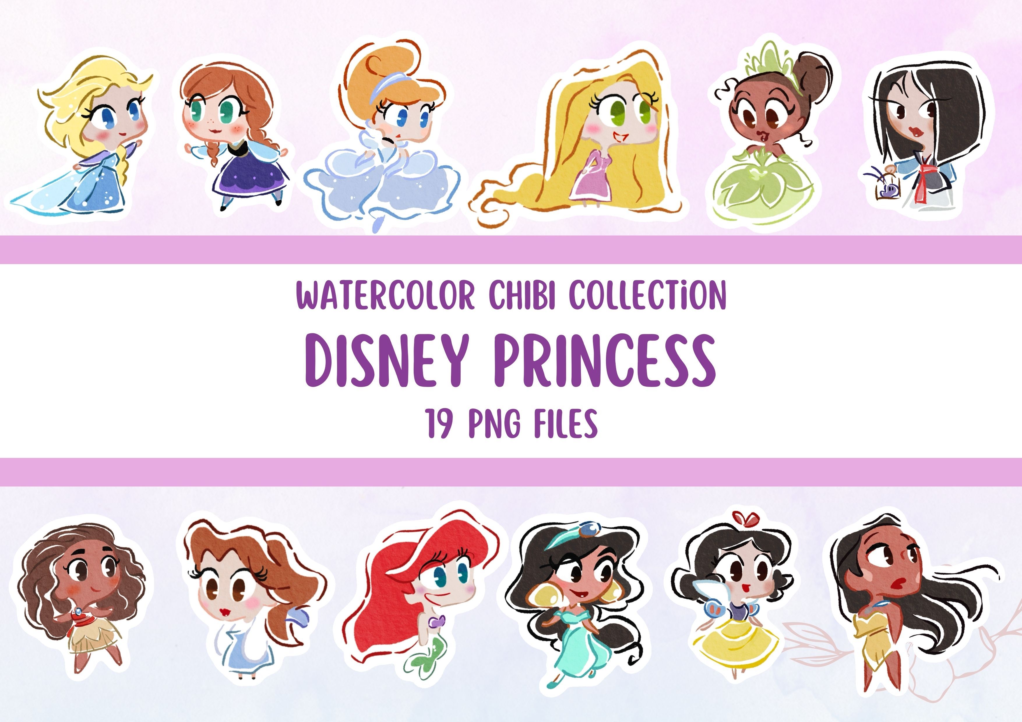 Disney Prinzessin Chibi I Draw Cute Disney Princesses Chibi Style