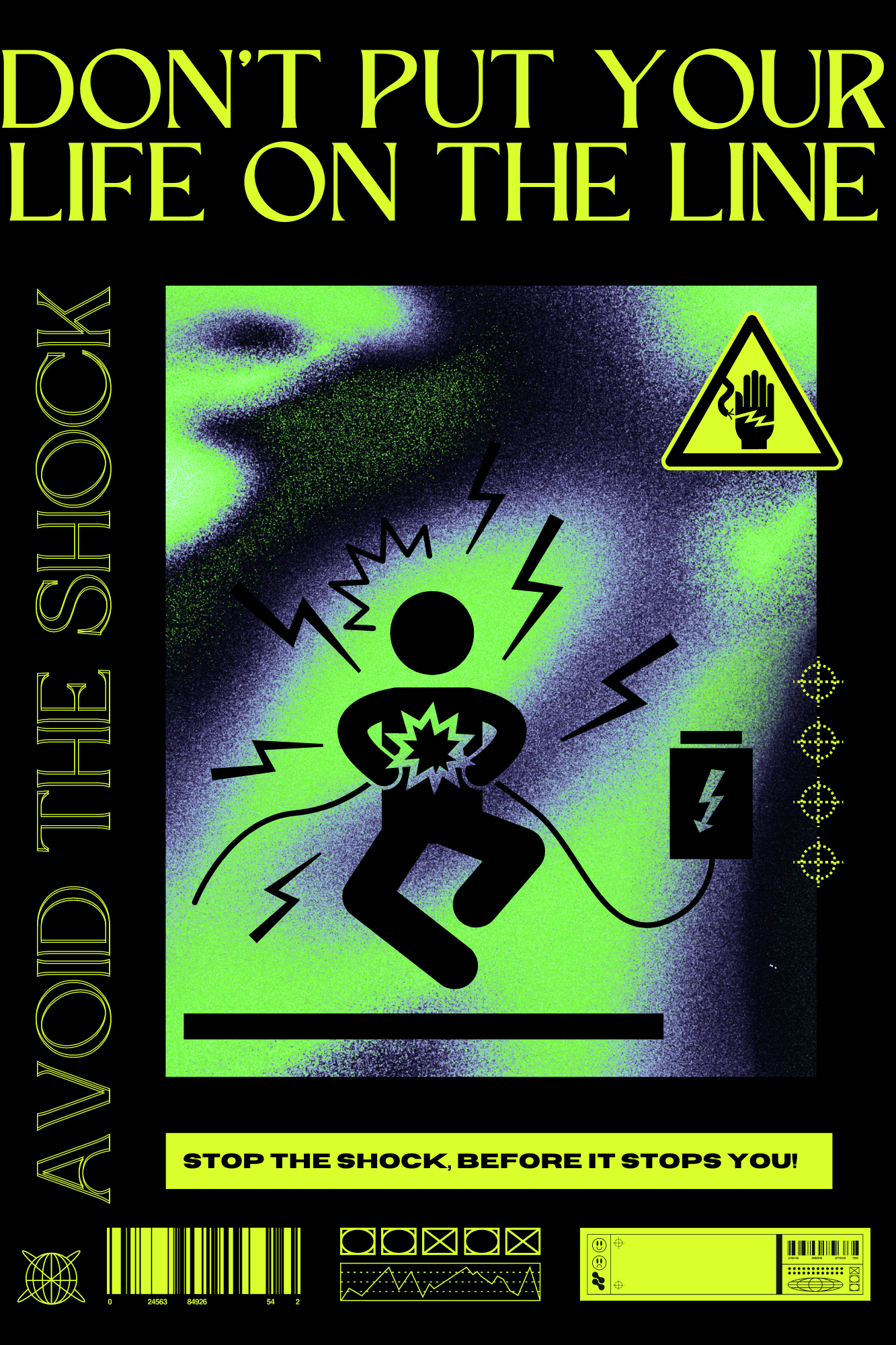 Electricity Safety Posters EL002 Electrical Workplace Safety Poster