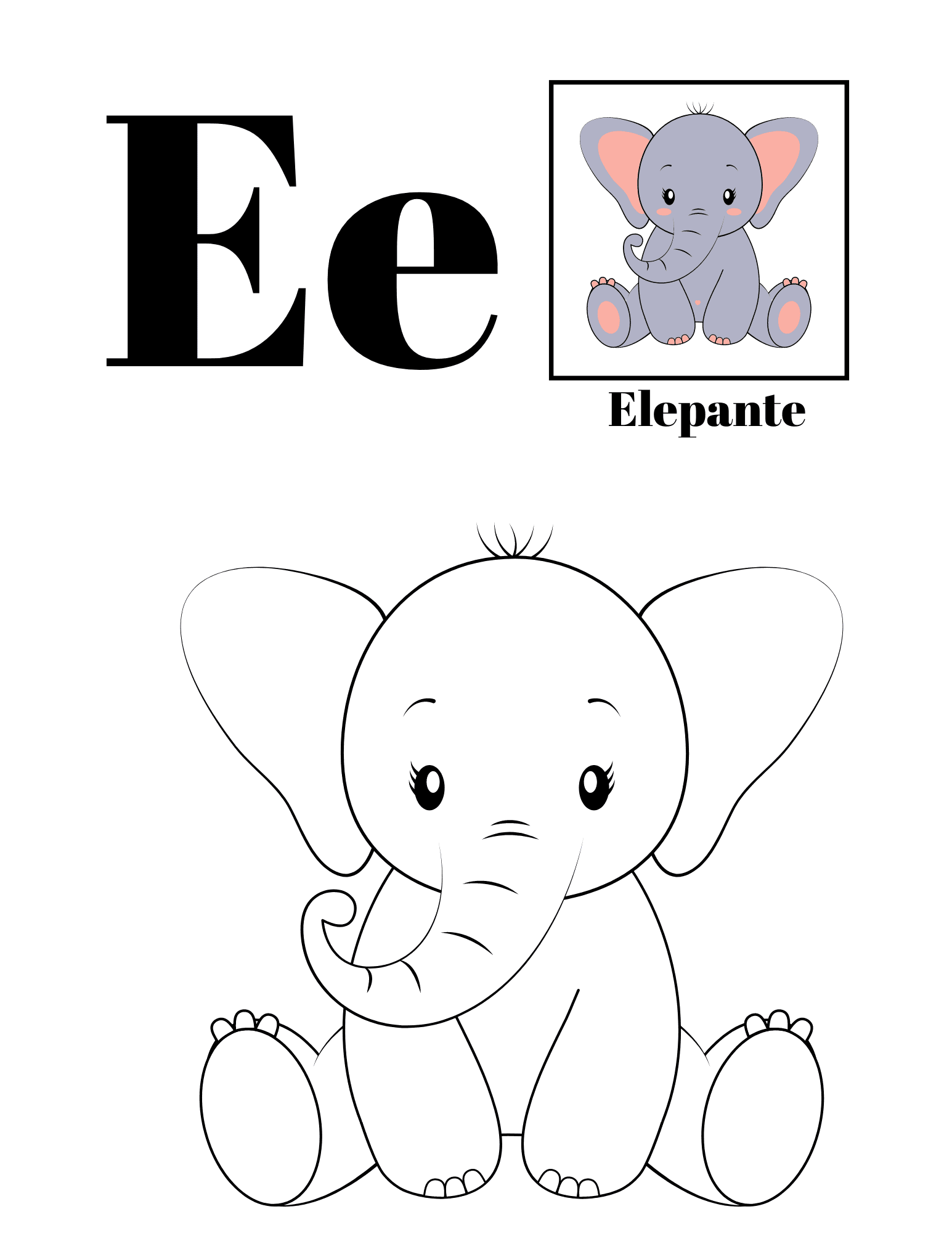 e coloring book
