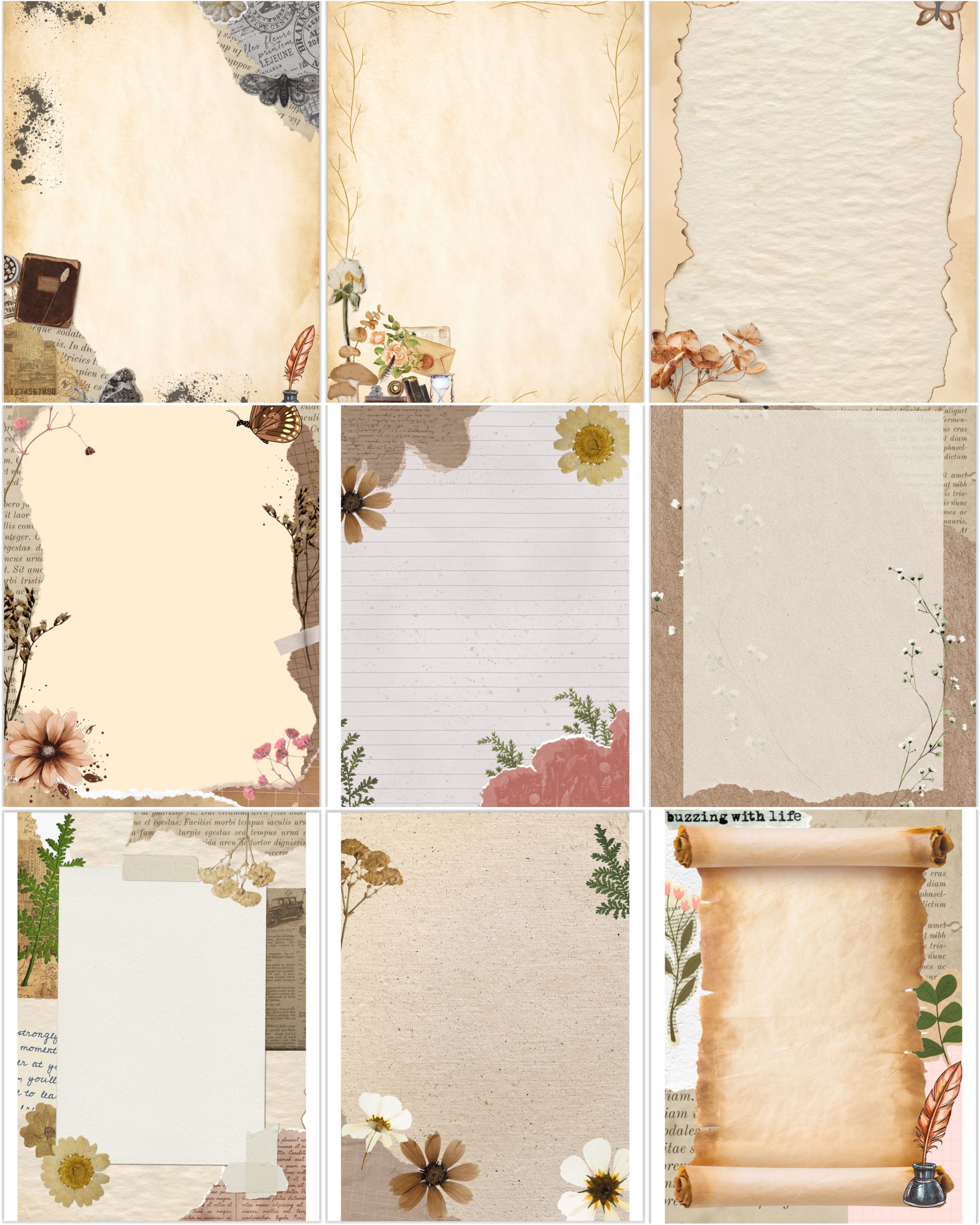 Free Printable Vintage Paper