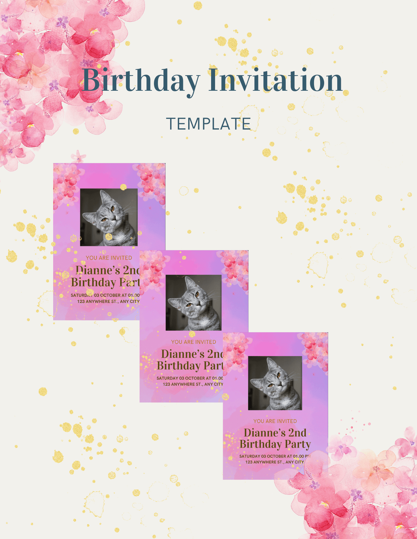 Simple Party Invitation Template