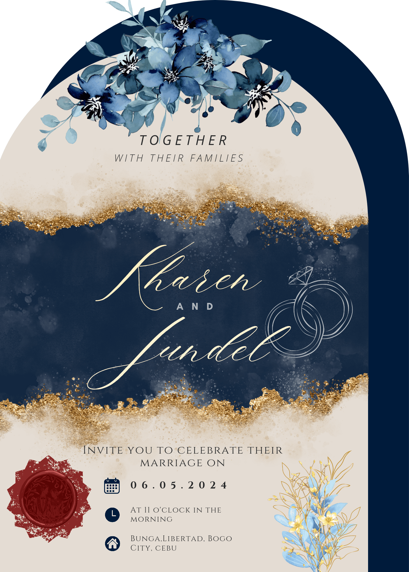 Civil Wedding Invitation Philippines