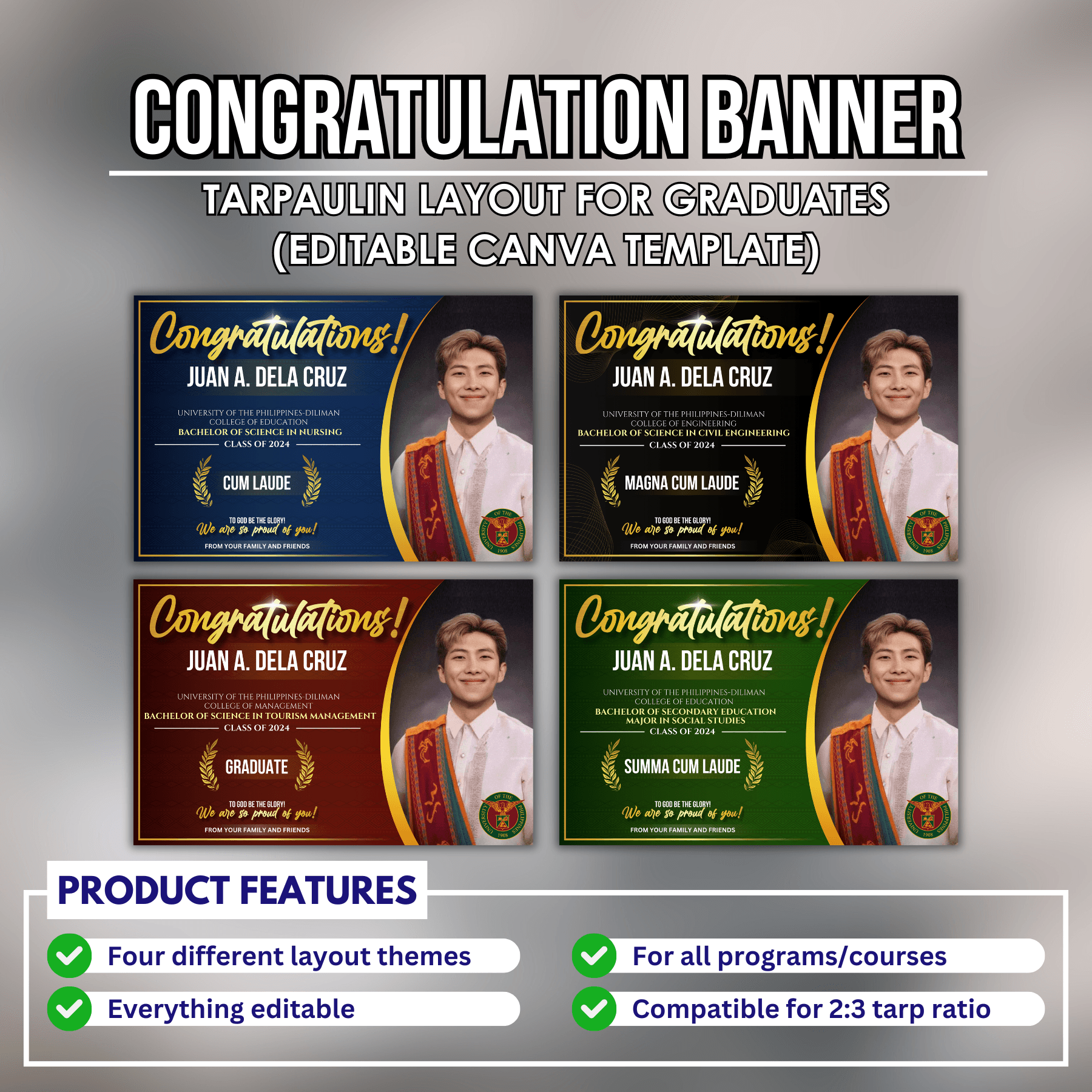 Graduation Photo With Font Placement Collections Etc Graduation Photo