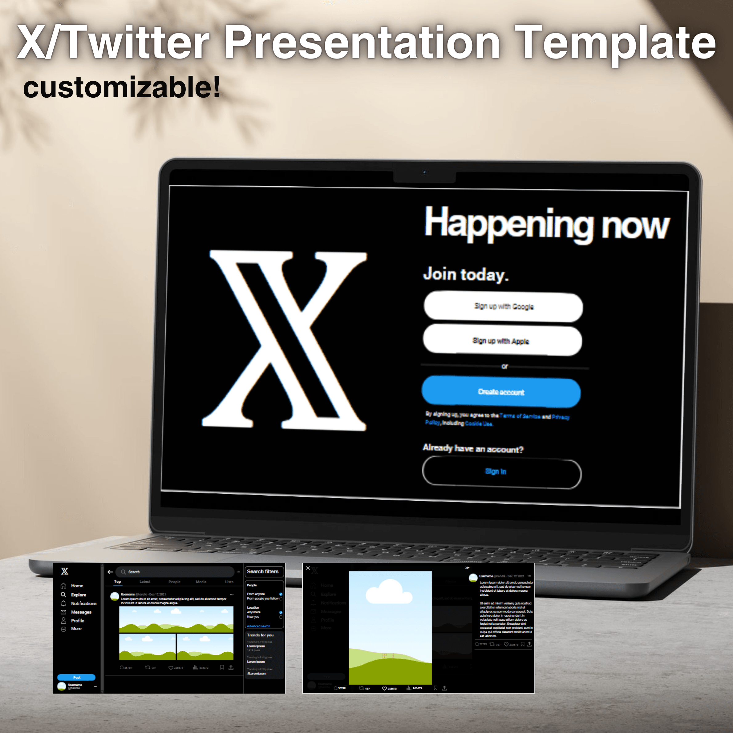 Twitter Powerpoint Background