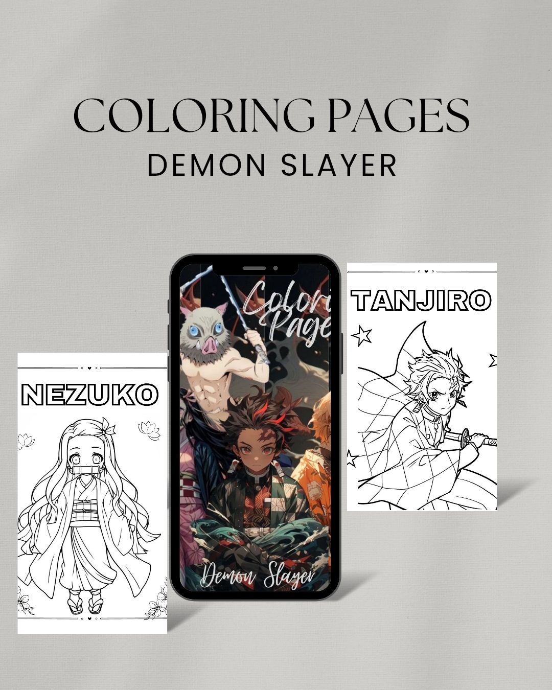 Printable Coloring Demon Slayer Coloring Pages 35 Demon Slayer
