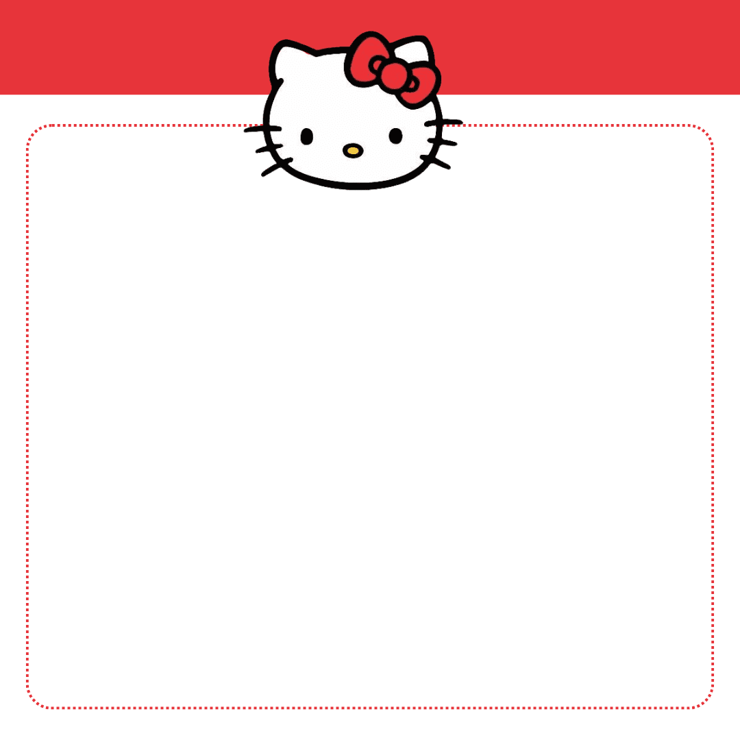 Hello Kitty Blank Template Hello Kitty Coloring Pages (50+ Free