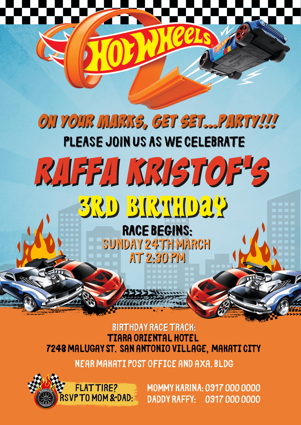 Hot Wheels Birthday Invitation Wording Hot Wheels Birthday Invitation
