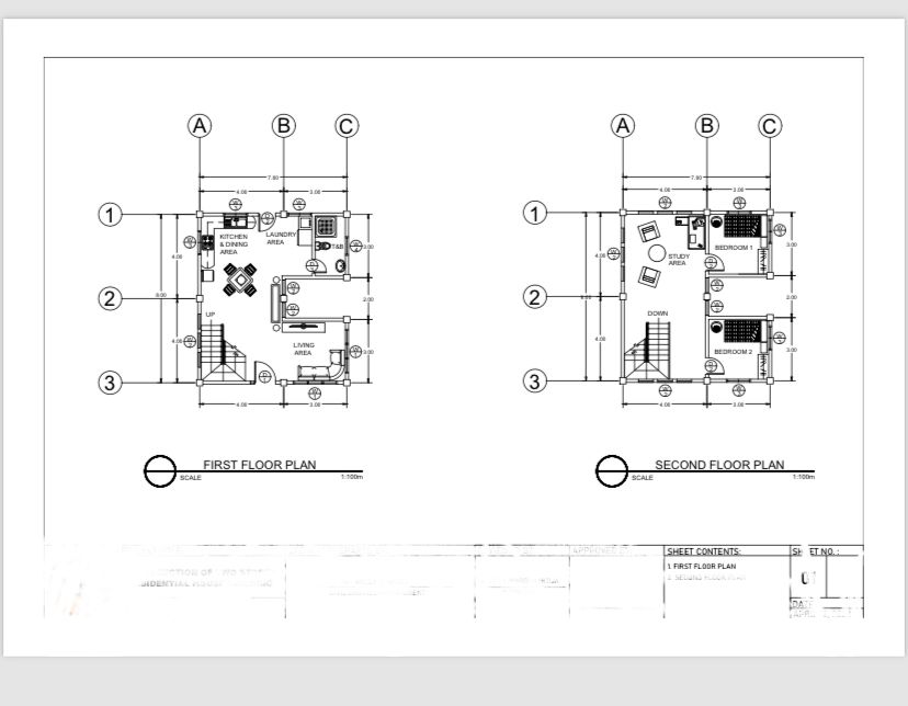 2 Y Residential House Floor Plan With Dimensions Pdf Free - Infoupdate.org