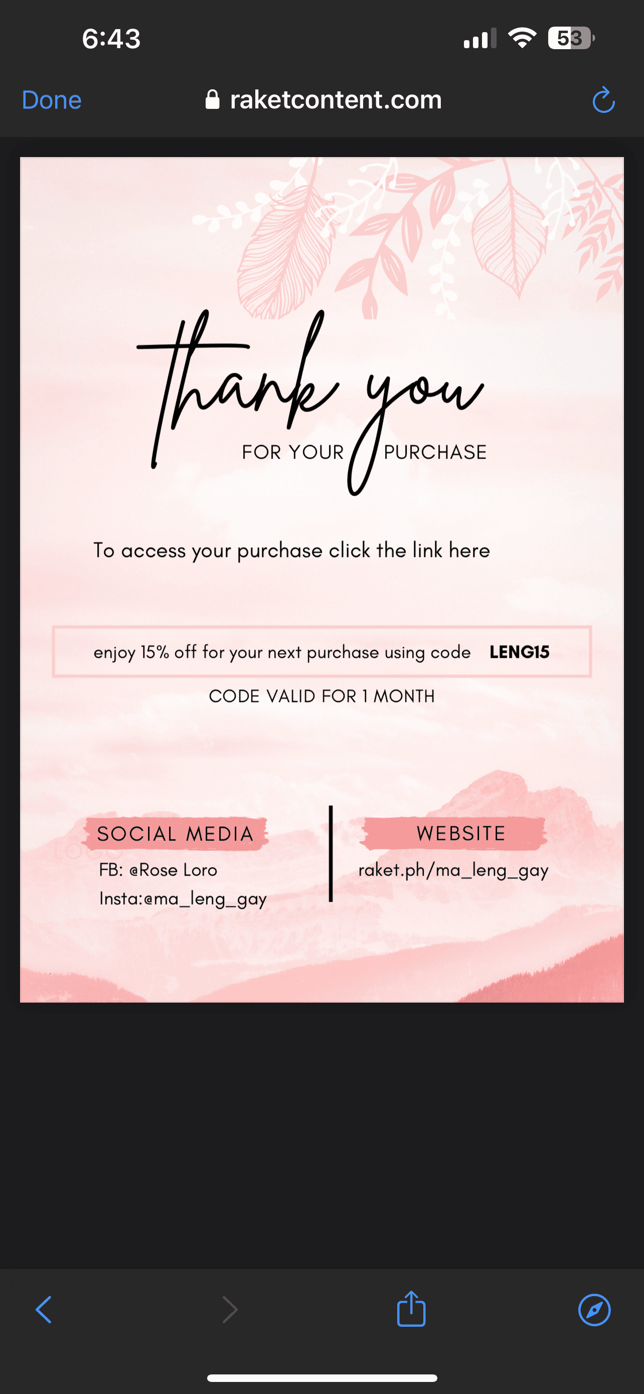 Digital product seller by roselorodigitals - Raket.PH