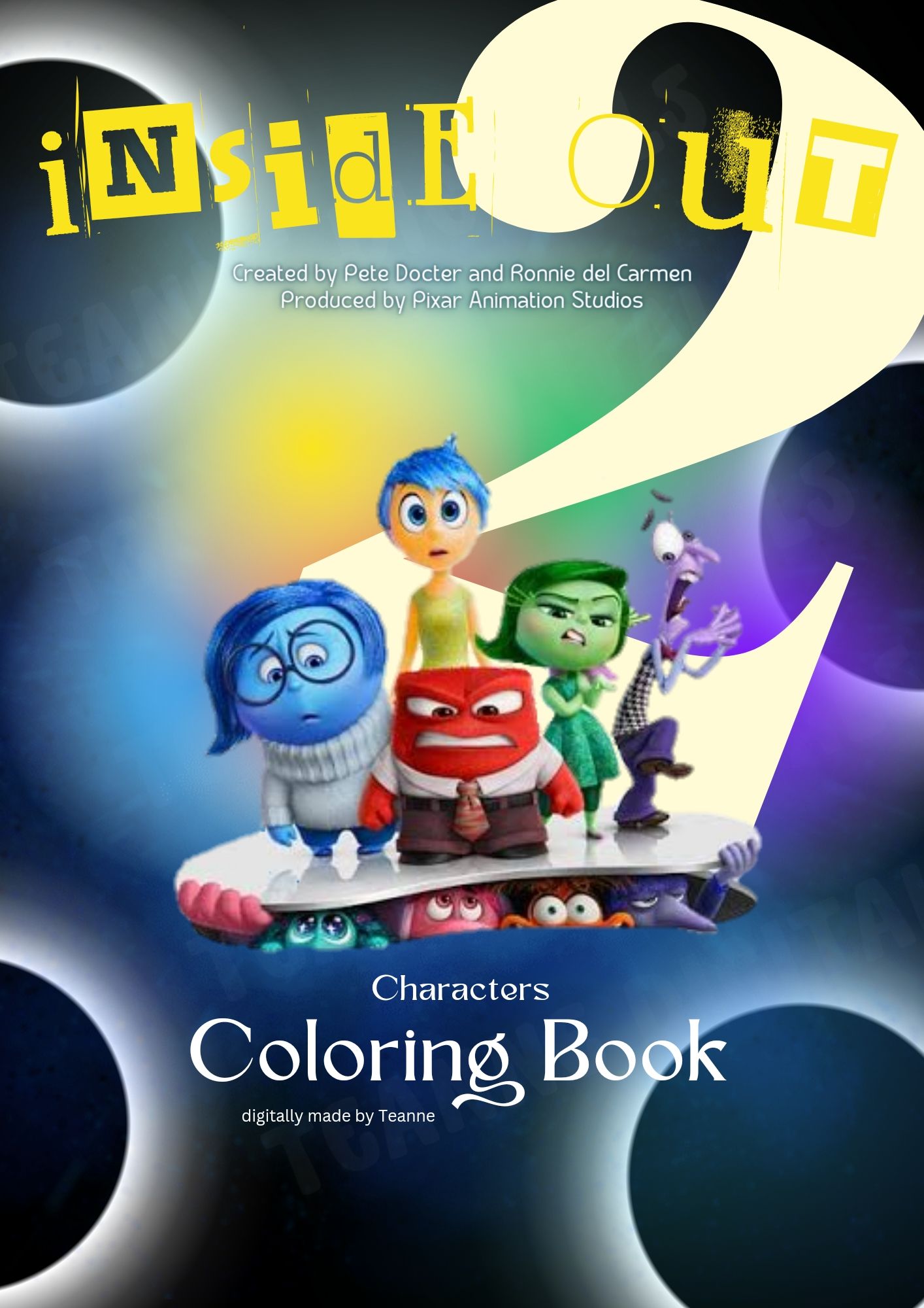 Disney Pixar Inside Out Coloring Book Disney Coloring Free Inside Out