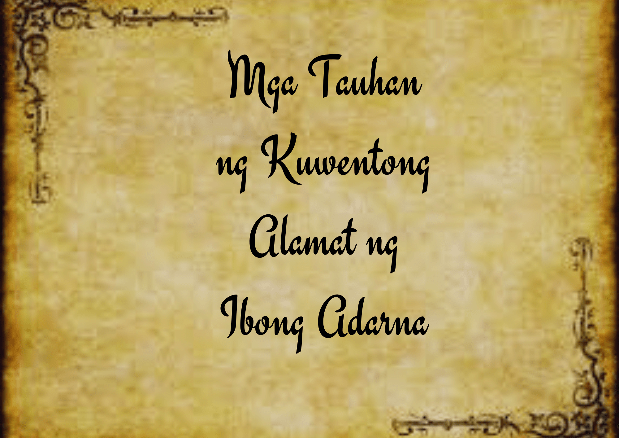 Alamat Ng Ibong Adarna Alamat: Alamat Ng Ibong Adarna