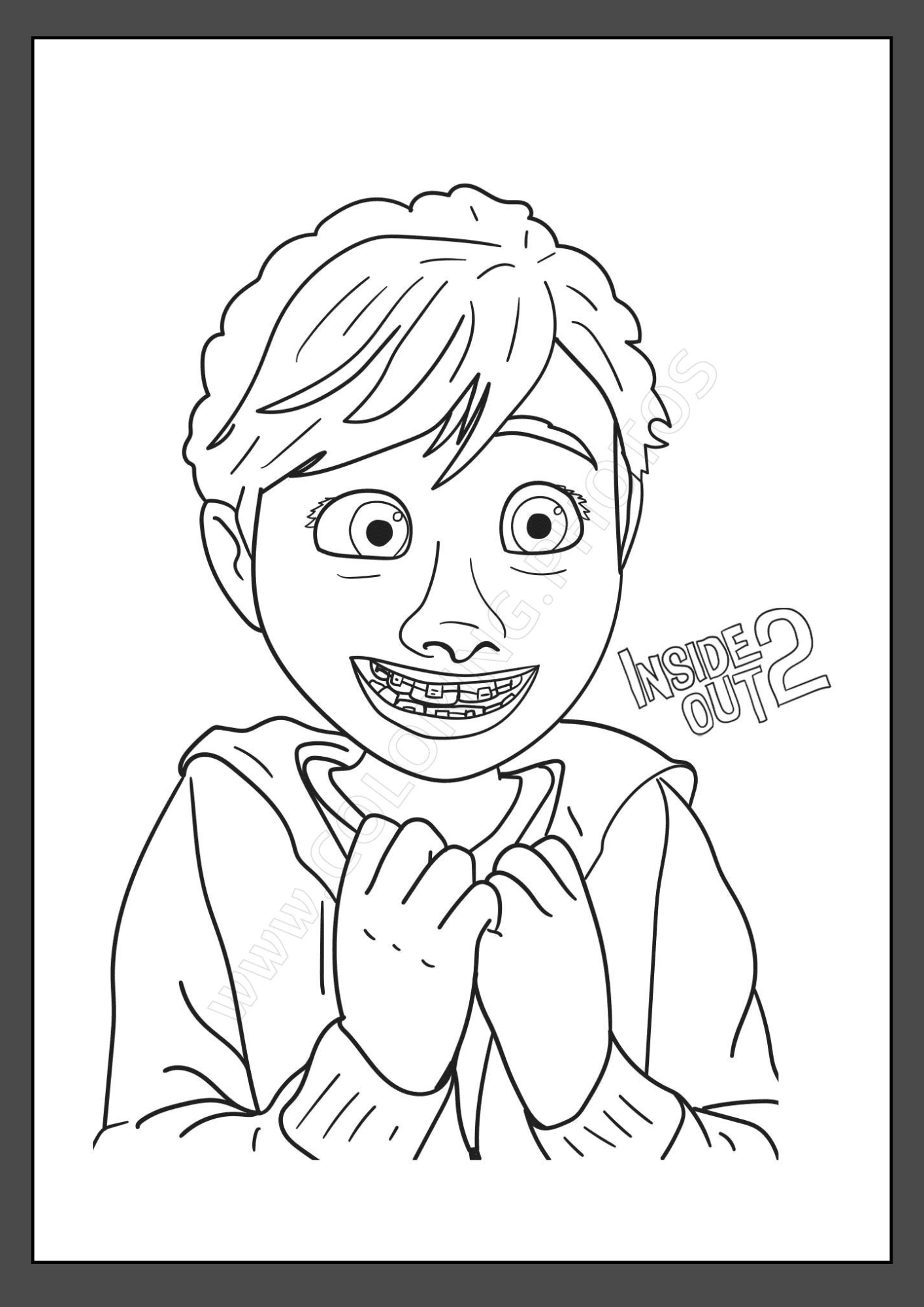 riley inside out coloring sheet