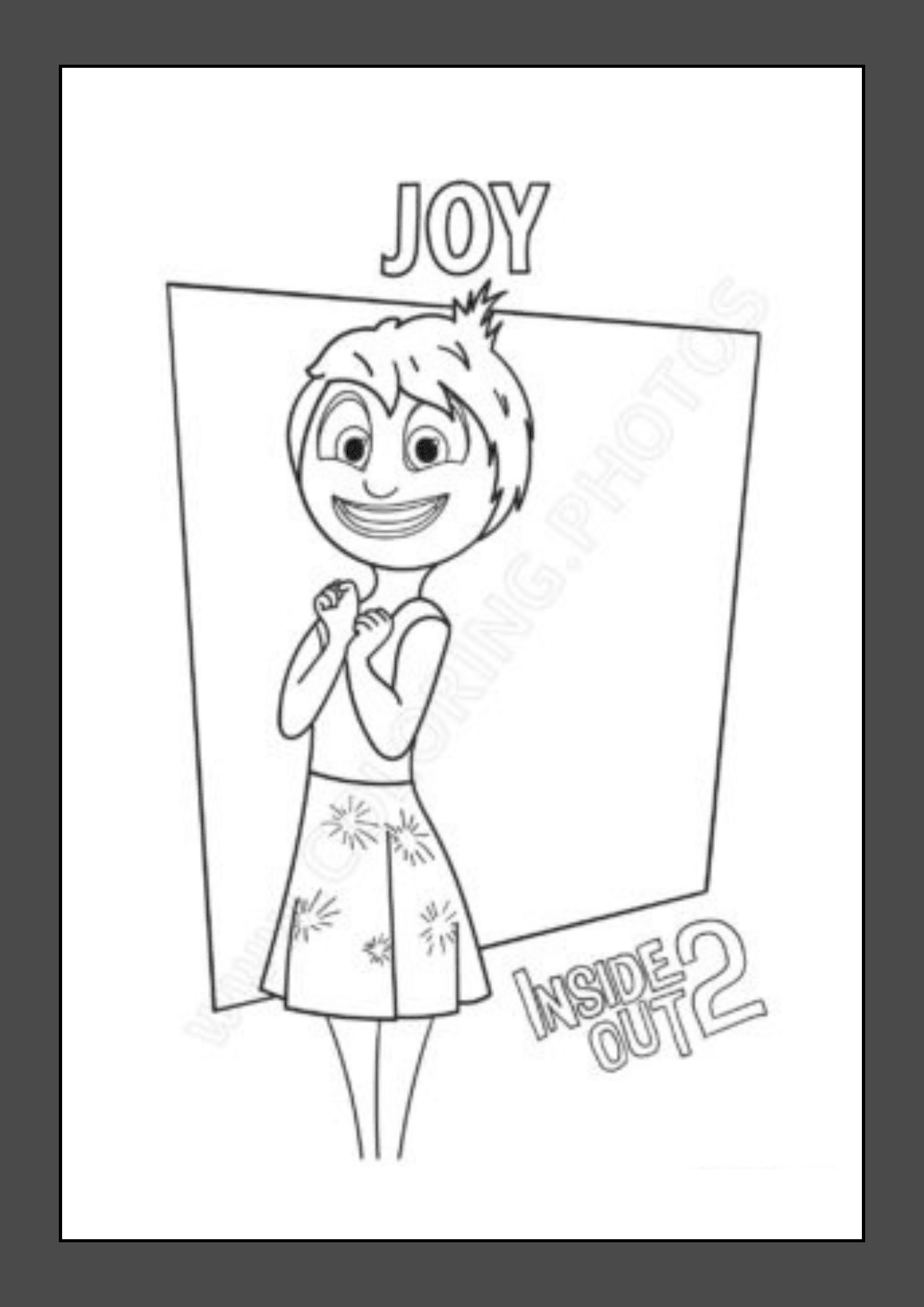 inside out 2 coloring pages printable joy