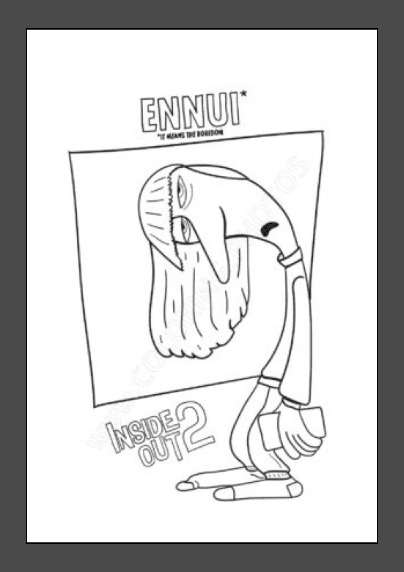 inside out 2 coloring pages printable