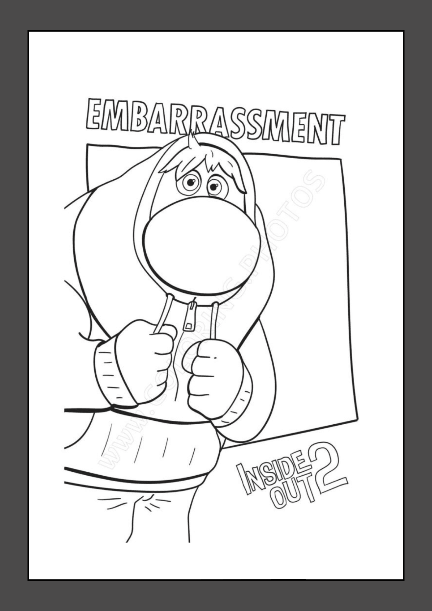 inside out characters coloring pages free