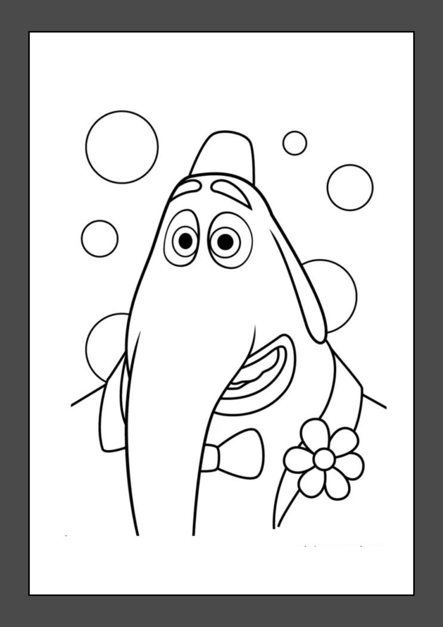 inside out bing bong coloring pages