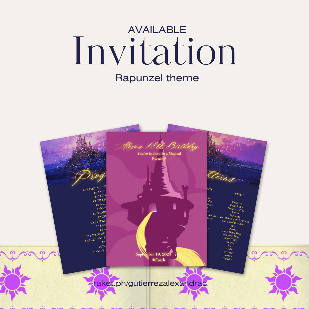 18th Birthday Cotillion Invitation Philippines