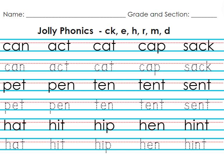 Jolly Phonics Two Letter Sounds A To Z Worksheets - Infoupdate.org