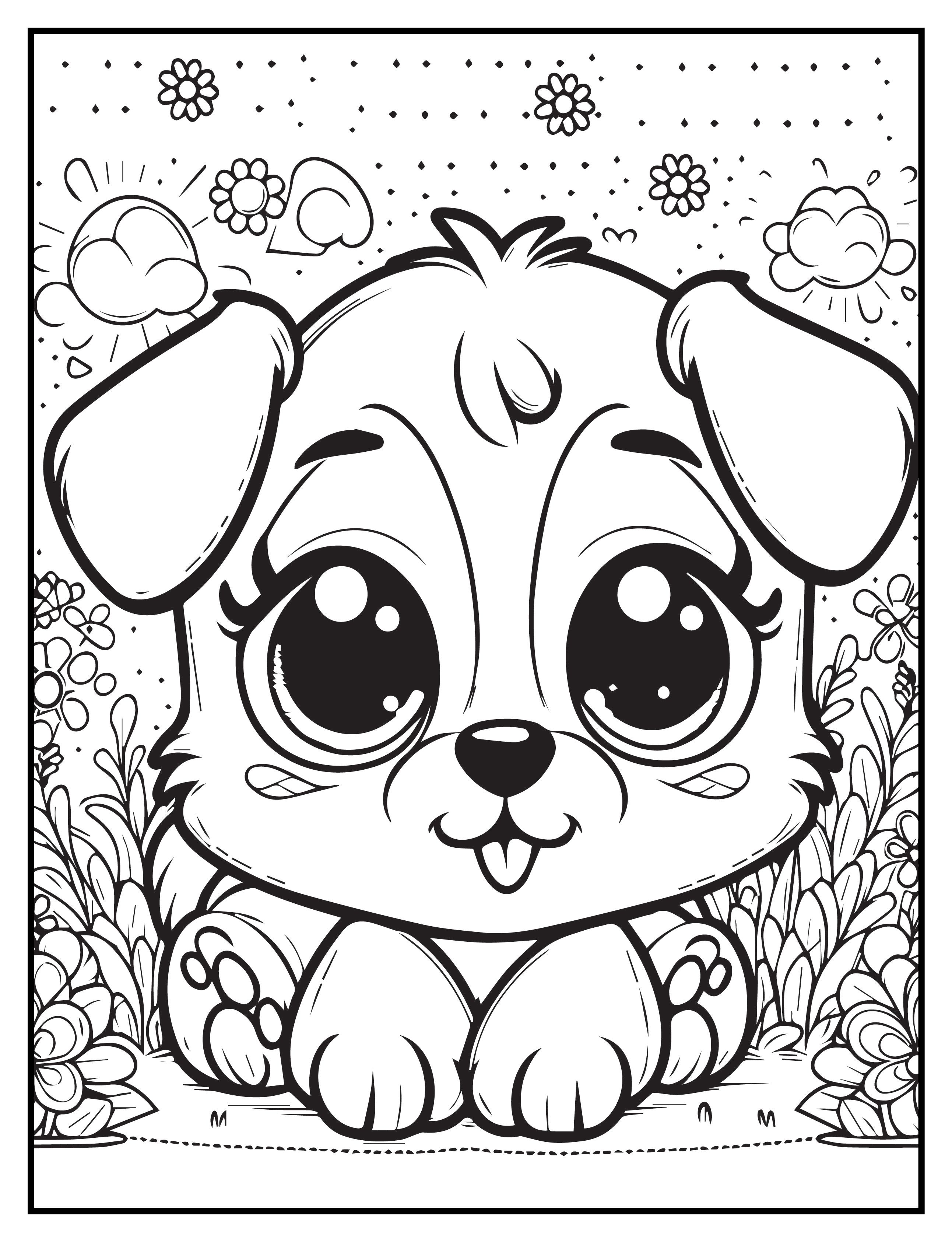 Cute Jungle Animal Coloring Pages