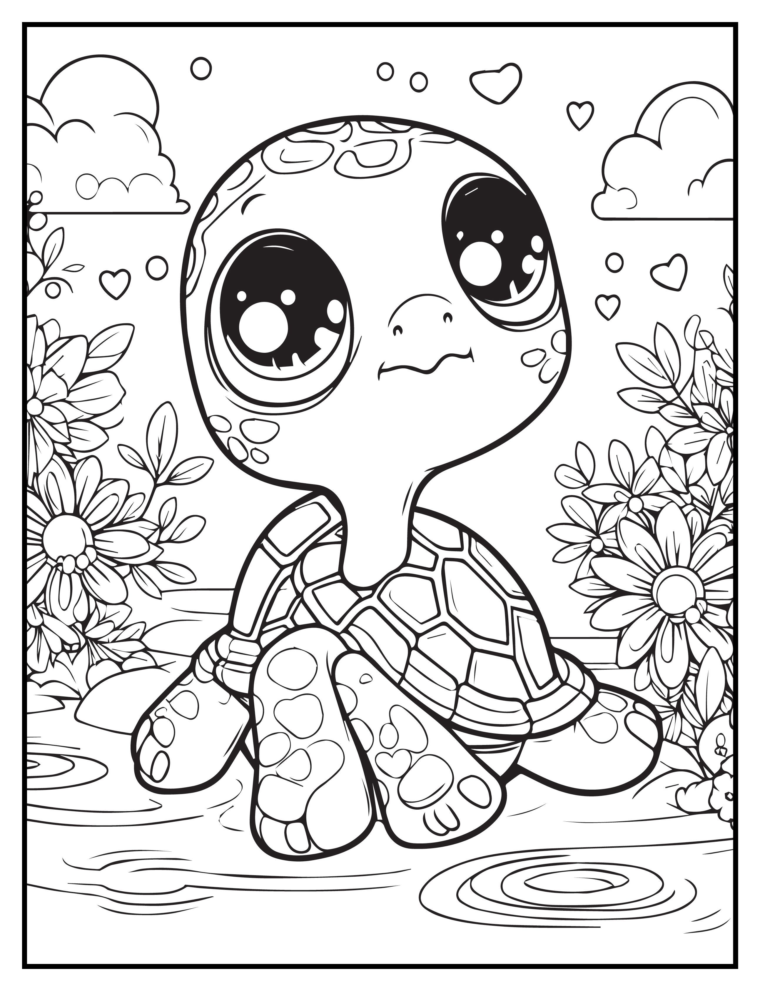 Jungle Animal Coloring Sheets Cute Jungle Animals Coloring Book For