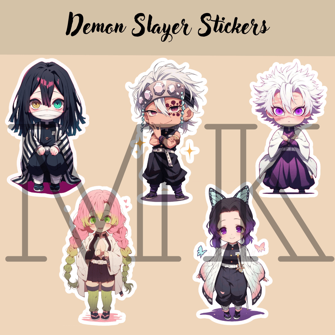 Make Your Own Demon Slayer Character Free Printable Stickers ...
