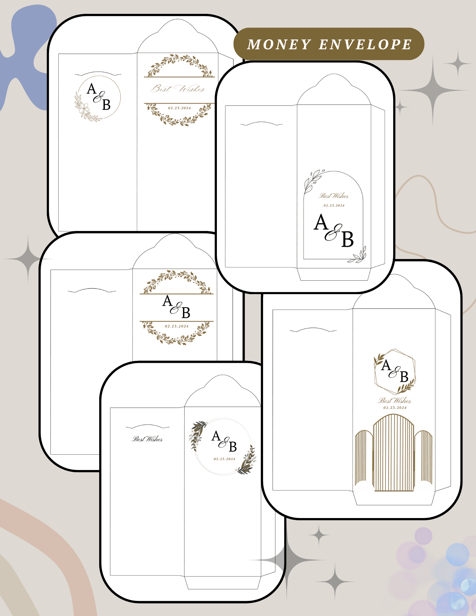 Money Envelope Template A Simple Cash Envelope System Template Free