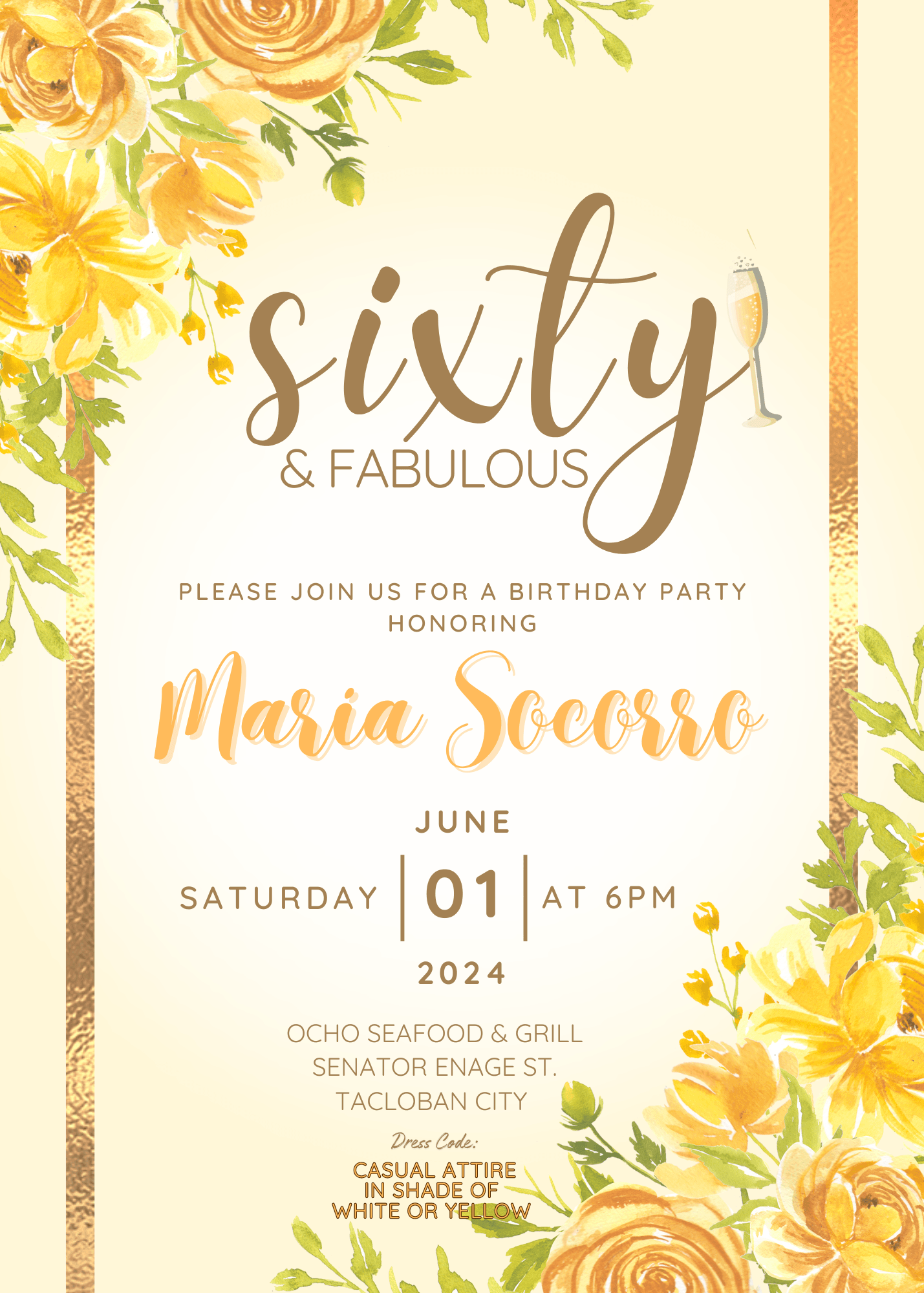 How To Write A 60th Birthday Invitation - Infoupdate.org