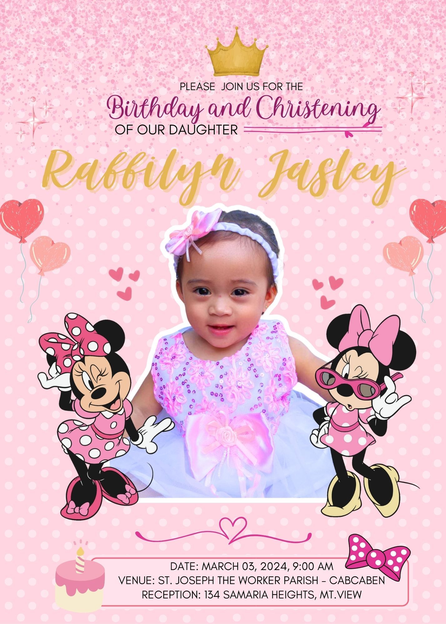 Editable Minnie Mouse Invitation Minnie Mouse Invitation Clubhouse